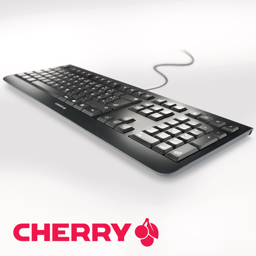 Cherry KC 1000 Tastatur DE USB schwarz | ZUCHKC1000
